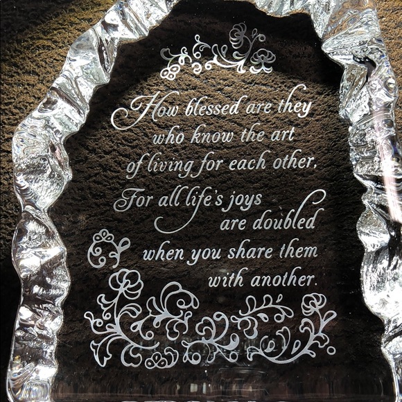 Hallmark | Accents | Hallmark Crystal Paperweight Office Desk Decor ...